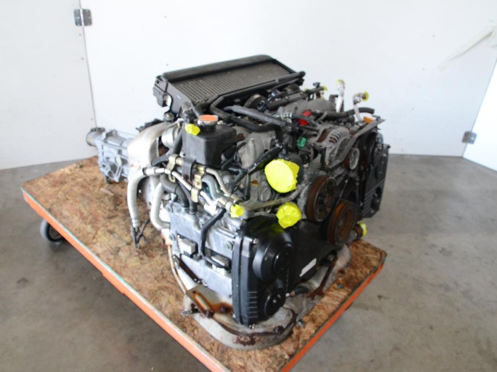 JDM 02 03 04 05 SUBARU WRX EJ205 AVCS 2.0L TURBO ENGINE WITH 5 SPEED ...